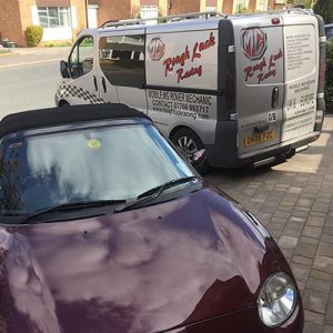 MGF Hydragas Suspension Pump-Up • Rough Luck Racing Mobile Service